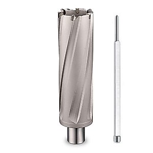 CS Unitec 9-1-138 C TCT Annular Cutter 1-3/16" Dia. X 1" Depth Carbide Tip Cutting Tool Bits for Magnetic Drills/Drill Press 3/4" Weldon Shank for Metal Cutting in Steel, Stainless and More