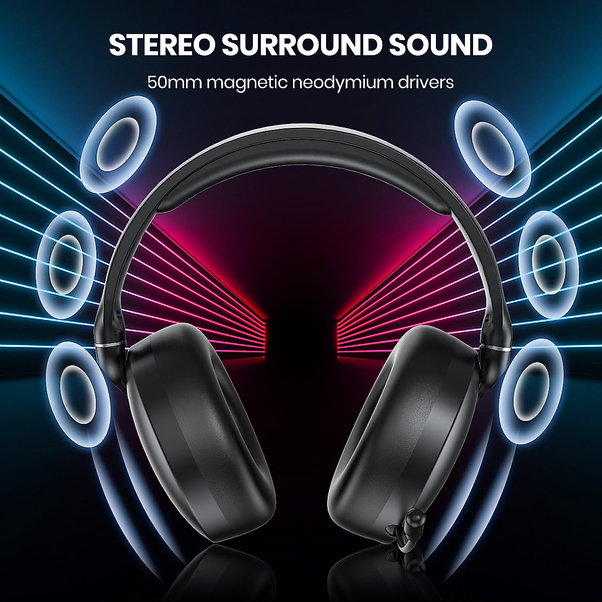 targeal Gaming Headset with Microphone for PC, PS4, PS5, Switch, Xbox One, Xbox Series X|S - 3.5mm Jack Gamer Headphone with Noise Canceling Mic-908 black