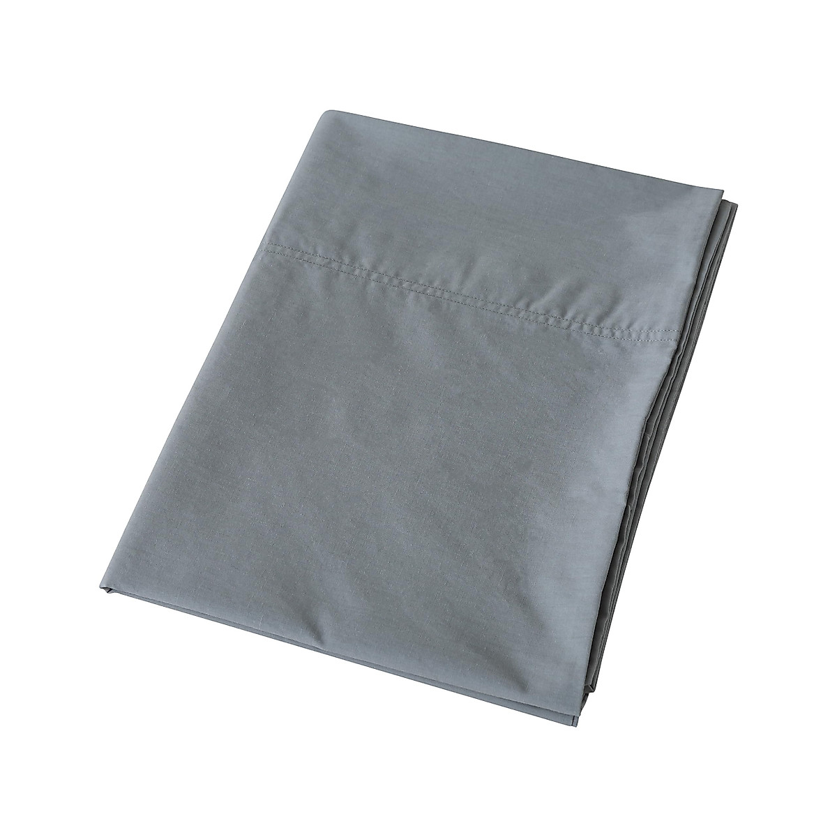 WhatsBedding Body Pillow Cover Cotton Fabric, Long Pillowcase Breathable & Skin-Friendly, Envelope Closure - Grey (21x54 inch)