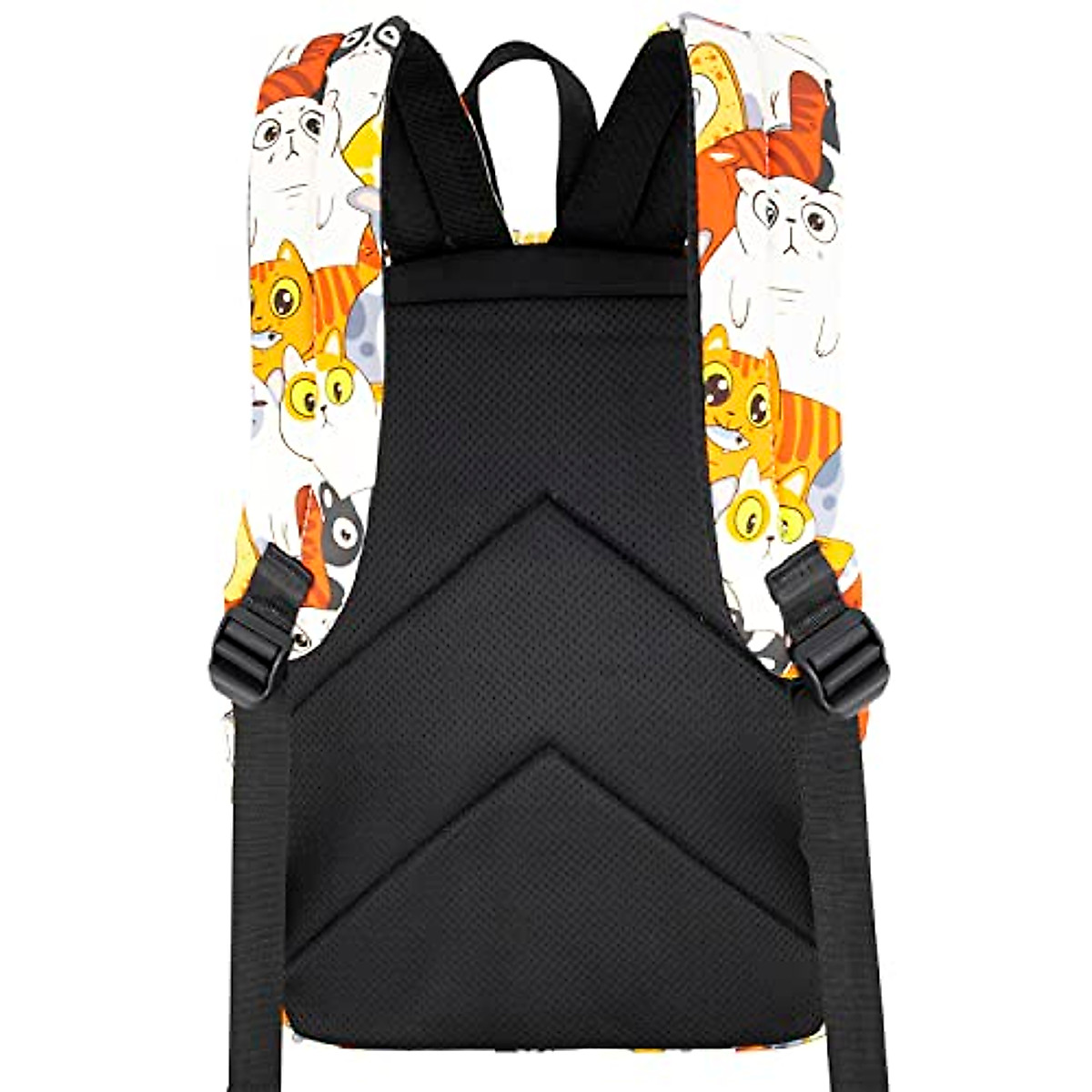 LI-LOVE Backpack with 16 inch Laptop Compartment Cute Cat Backpacks for Boys Girls Adults Teens Middle School College High School Student Bookbags Travel Camping Hiking Waterproof Book Bag Back Pack