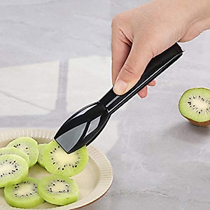 New Star Foodservice 42290 Utility Tong, High Heat Plastic, Straight Edge, 6 Inch, Set of 12, Black