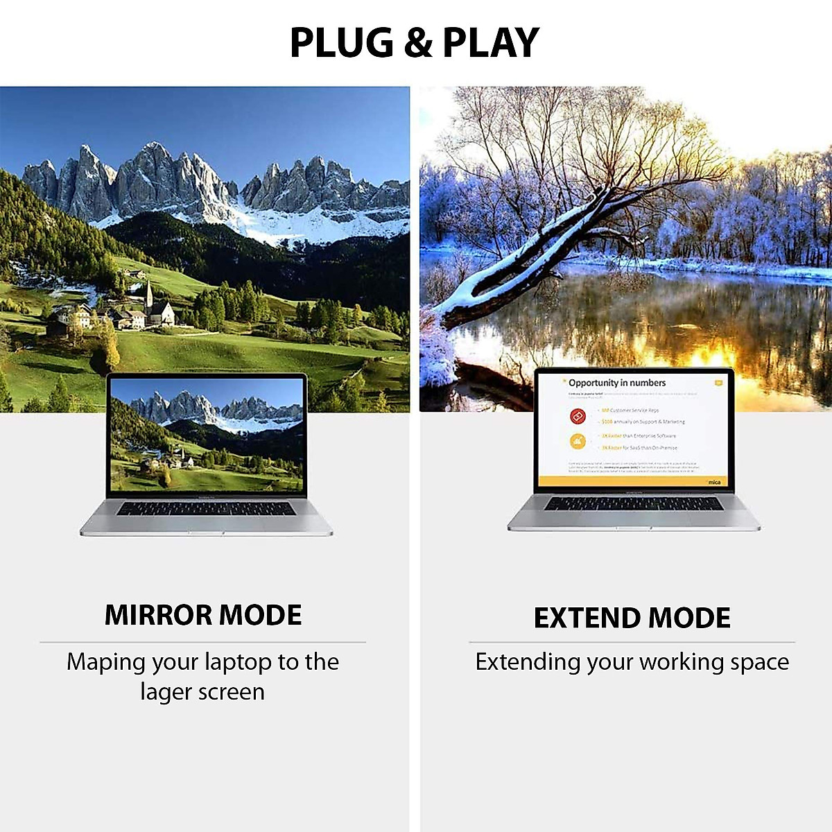 Tek Styz Powered USB-C 4k HDMI Cable Compatible with Motorola One Action Plus USB Charging at Max 2160p@60Hz, 6Ft/2M Cable [Red, Thunderbolt 3]