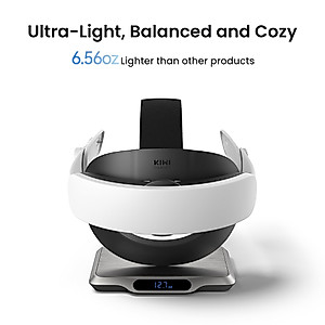 KIWI design K4 Boost Comfort Battery Head Strap Accessories for Meta/Oculus Quest 3/3S, Dual Charge the VR Headset and Battery Strap in 2.5h