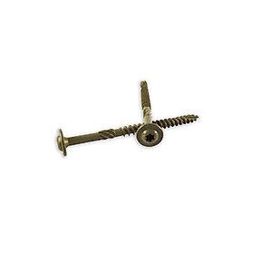 WoodPro Fasteners ST38X714-25PC 3/8-Inch by 7-1/4-Inch Length Round Washer Head Exterior Wood Screws, 25-Pack