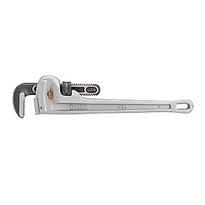 RIDGID 31100 Model 818 Aluminum Straight Pipe Wrench, 18-inch Plumbing Wrench