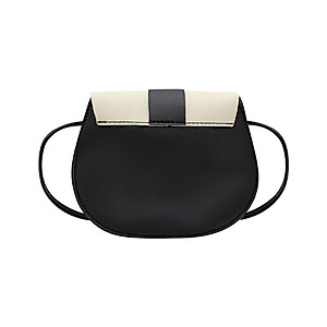 Pamayaneen Small Crossbody Bags for Women Saddle Shoulder Bag with Flower