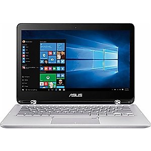 ASUS 2-in-1 13.3 Full HD Touchscreen Convertible Laptop PC, Intel Core i5-7200U 2.50 GHz, 6GB DDR4 RAM 1TB HDD Intel HD Graphics 520 Backlit Keyboard HDMI NO DVD Windows 10 (Renewed)