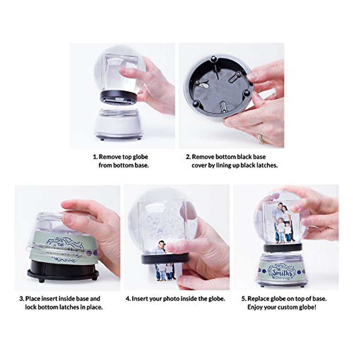 Neil Enterprises Inc. Create Your Own Photo Snow Globe