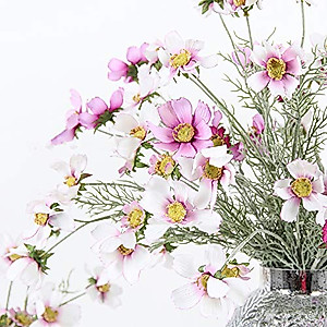 Gentille G Home Collection Artificial Purple Cosmos Stem 30" Tall (Purple, 1)