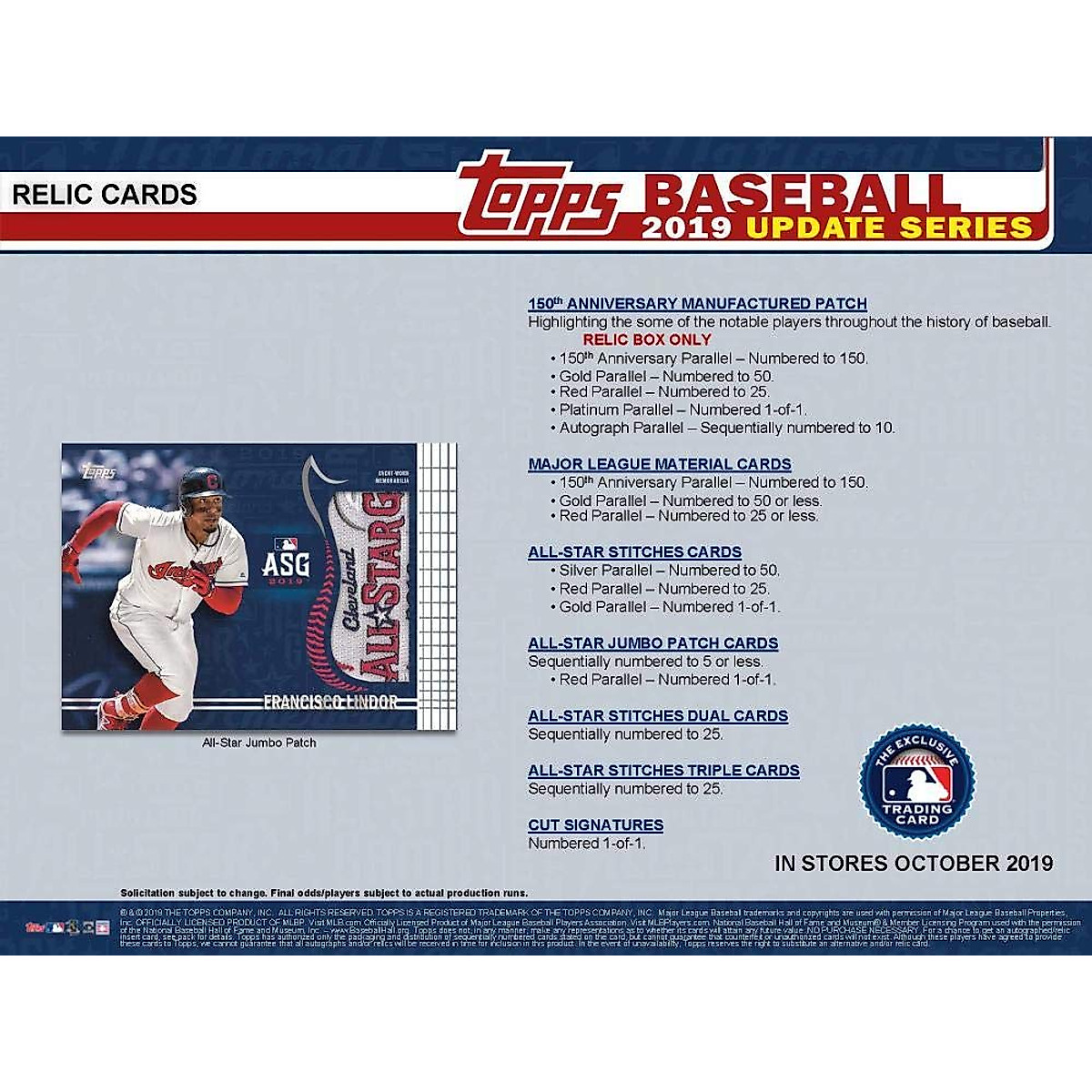 Update Baseball Retail Box (24 Packs/16 Cards: 1 Perennial All Stars Insert) L8