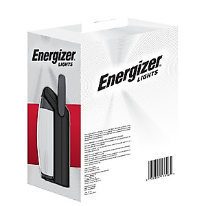 Energizer Weatheready Folding LED Portable Lantern, Battery Powered Lantern, Water Resistant Camping Lantern and Emergency Light, Pack of 1, Black