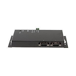 SerialGear Industrial 2-Port RS-232 to Ethernet Data Gateway TCP/IP
