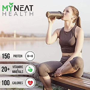 GO4IT Health Meal Replacement Shake, HIGH Protein, LOW Calories, Essential Vitamins & Minerals, Aspartame Free, Kosher and Keto friendly, Great Taste - Vanilla (7/box)