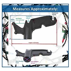 JSP Manufacturing Green & Red Plastic Utility Handy Hook - Screw On Pole Attachment Hook- 2 Kit