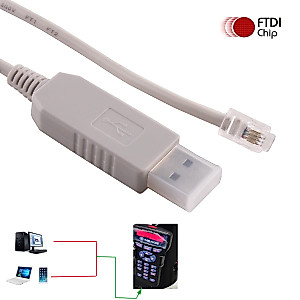 usangreen USB to RJ9 Autostar Audiostar RS232 Interface Handbox Firmware Upgrade Cable for Meade #505 ETX127 ETX125 ETX-90 LXD75 LX80 LX90 LX65 Telscopes (Length:10FT)