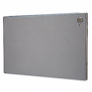 RTLR Dual Band Tablet, 100‑240 V 10.1 Inch Tablet Silver Gray for Home (US Plug)