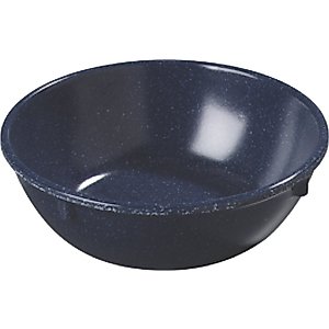 Carlisle FoodService Products Dallas Ware Reusable Plastic Bowl for Buffets, Home, and Restaurants, Melamine, 10 Ounces, Café Blue, (Pack of 48)