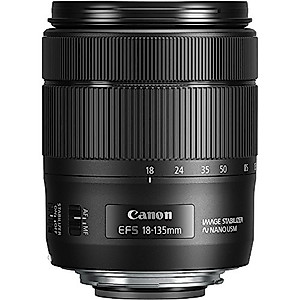 Canon EOS 90D DSLR Camera with Canon EF-S 18-135mm f3.5-5.6 is USM Lens Bundle, Starter Kit with Accessories (Gadget Bag, Digital Slave Flash, 128Gb Memory, 50 inch Tripod), Black, Full-size