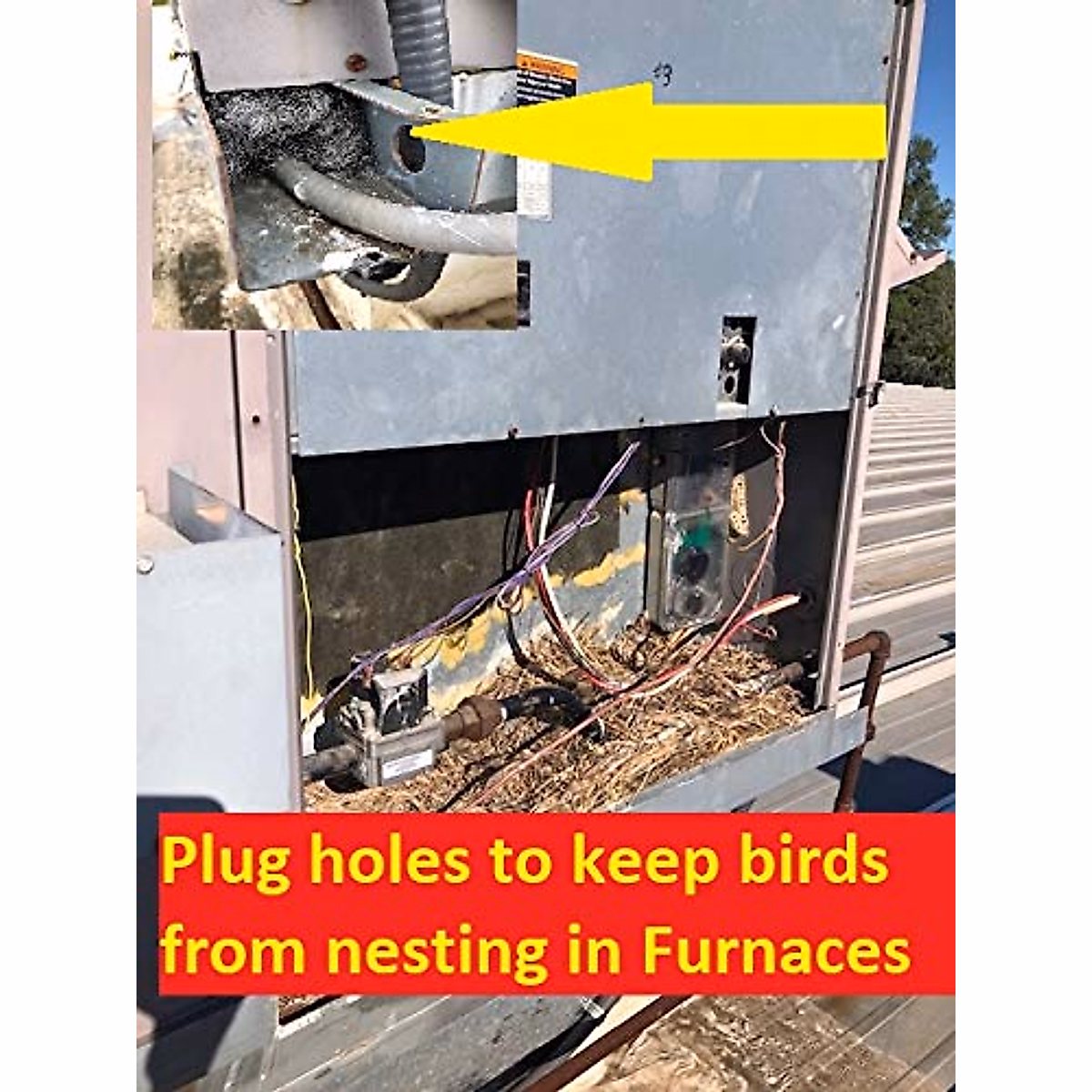 PESTPLUG - 25 Feet Stainless Steel Wool/Garland DIY Kit/Gap Blocker to Keep MIce & Rodents Out. Does NOT Rust! Fill Fabric, Plug Holes, Siding, Pipes in Homes, Garages, Farm Buildings, RV's