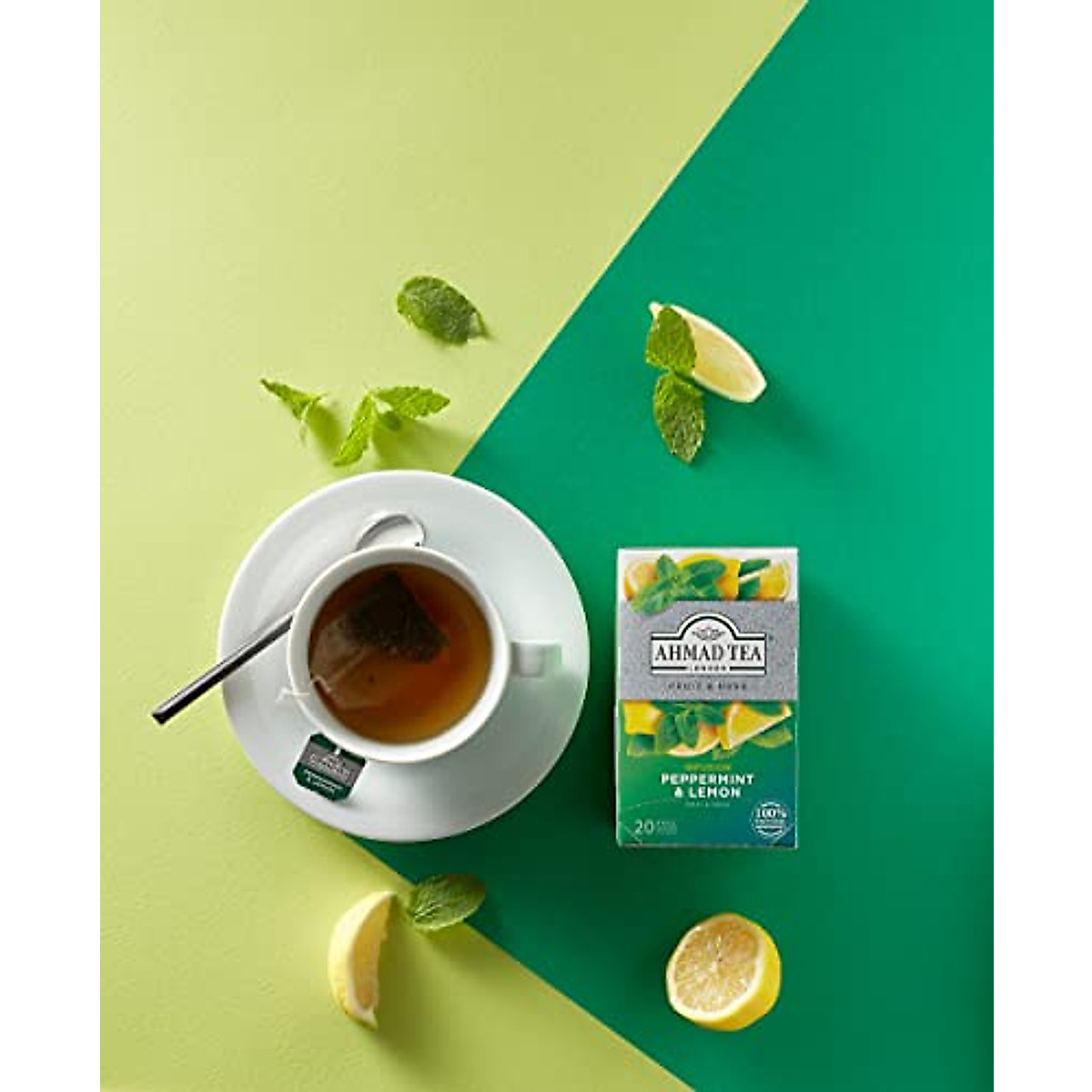 Ahmad Tea - Peppermint & Lemon Tea 20 Bags - 30g
