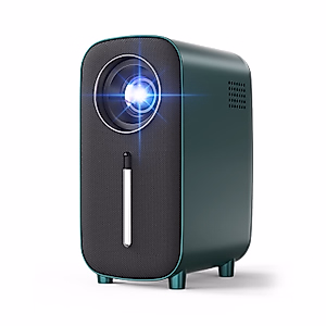 Mini Projector, HISION Bluetooth Projector 1080P Projector 4K Movie Projector Portable Home TV Projector 8500L Outdoor Video LED Projector Compatible with TV Stick Laptop Phone Tablet HDMI USB DVD H7