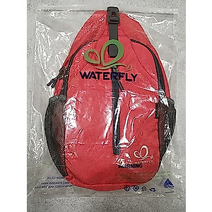 WATERFLY Crossbody Sling Backpack Sling Bag Travel Hiking Chest Bag Daypack
