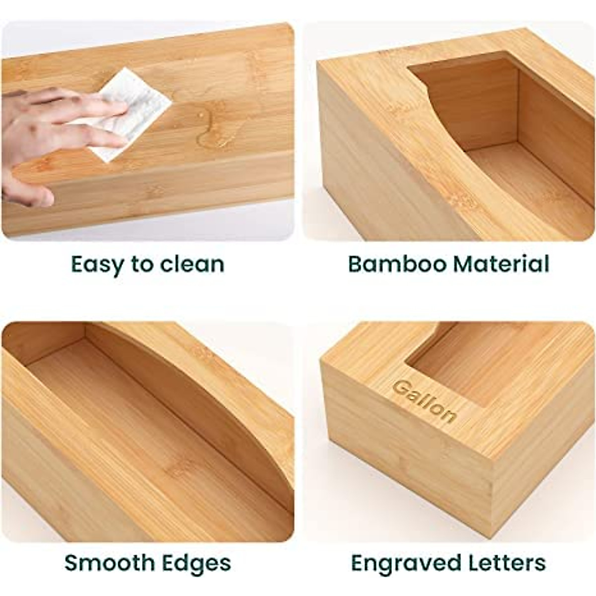 Ziplock Bag Organizer For Drawer - Plastic Bag Organizer - Storage Bag Organizer Kitchen Drawer- For Gallon Quart Sandwich And Snack Size Bags home & kitchen accessories