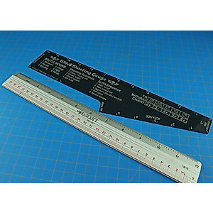 LITKO Movement & Shooting Gauge | Compatible with Warhammer 8th Edition | Turn Sequence | Shooting | Charge | Wound (Translucent Grey)