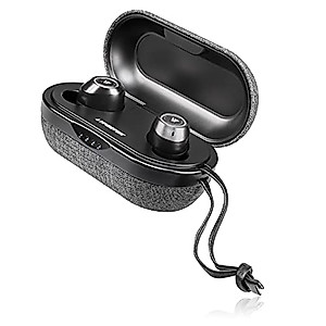 LYPERTEK PurePlay Z3 2.0 - True Wireless Earbuds - 10+70 Hours Play Time, PureControl App, Bluetooth 5.2, Wireless Charging, IPX7 Waterproof, Black