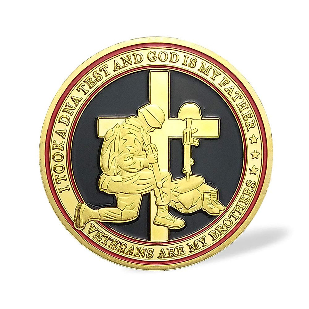Military Veterans Creed Challenge Coin Thank You for Your Service