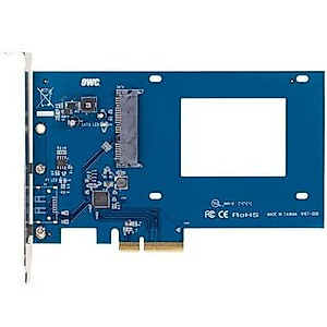 OWC Accelsior S PCIe Adapter for 2.5-inch SATA 6G Expansion Card Upgrade Bundle with 4TB Mercury Extreme Pro 6G SSD Compatible with Mac Pro (2006-2012), Mac Pro 2019 to Late and PC Towers
