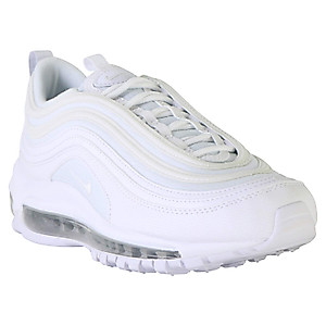 Nike Boy's Air Max 97 (Big Kid) White/White/Metallic Silver 4.5 Big Kid M