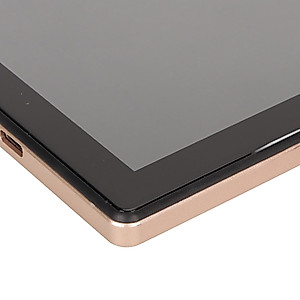 Smart Tablet 10.1 Inch Tablet 8 Cores for Study Video (Gold)
