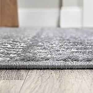 JONATHAN Y MOH106B-28 Arta Moroccan Modern Geometric Rug Farmhouse Southwestern Vintage Indoor Area Rug,High Traffic,Bedroom,Kitchen,Living Room,Non Shedding,2 X 8,Gray/Cream