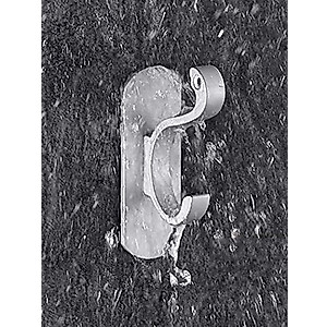 XMZFQ Wall Mount Dual Hooks Robe Hooks Towel Stands Office Bathroom Toilet Kitchen Waterproof and Rust-Proof Bath Towel Hooks (5 Pack),Red