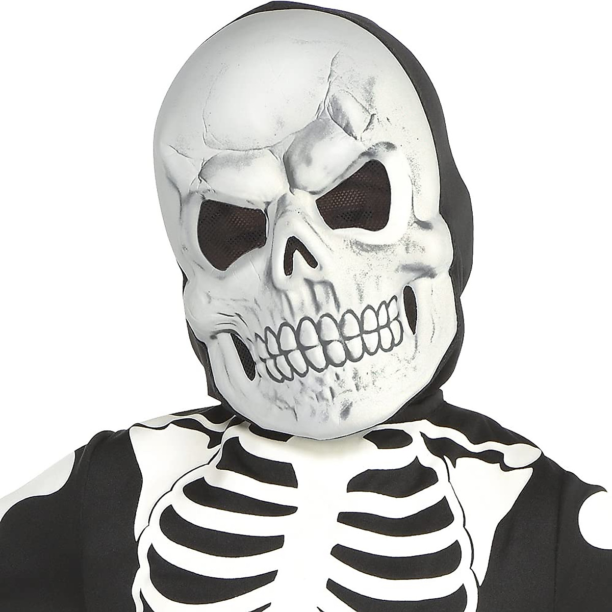 amscan Adult X-Ray Skeleton Costume, Plus Size - 48-52, 1 Pc