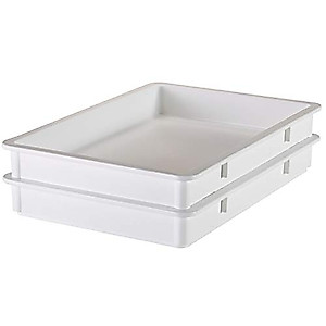 Cambro DB18263P148 White 18" x 26" x 3" Pizza Dough Box