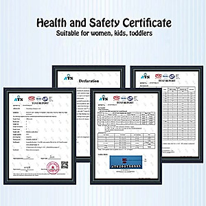 ANDGING Press on Nails Short Medium Coffin, French Tip for Women with Nude Pink White Design, Full Cover Glue on Nails, Reusable Nails Press on Stick on Nails for Christmas 24Pcs