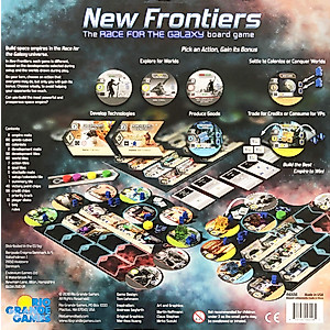 Rio Grande Games New Frontiers - The Race for The Galaxy Board Game