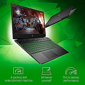 HP Pavilion Gaming 15-inch Laptop, Intel Core i5-8300H Processor, NVIDIA GeForce GTX 1050 Ti 4 GB, 8 GB RAM, 1 TB hard drive and 128 GB SSD, Windows 10 Home (15-cx0030nr, Black)