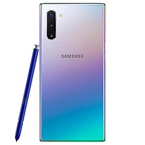 Samsung Galaxy Note 10 Factory Unlocked Cell Phone with 256GB (U.S. Warranty), Aura Glow (Silver) Note10