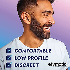 Etymotic Research ER20XS High-Fidelity Earplugs (Concerts, Musicians, Airplanes, Motorcycles, Sensitivity and Universal Hearing Protection) - Standard Fit, Clear Stem, Clear/Frost, 1 Count (Pack of 1)