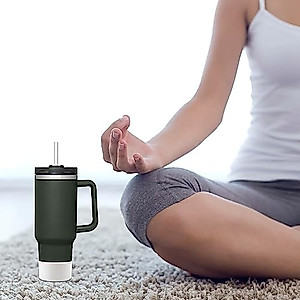 6 Pcs Reusable Straw Replacement 40 oz for Stanley Cup 2 Pcs Silicone Cup Sleeve Protective Bumper Boot for Stanley Tumbler Accessories