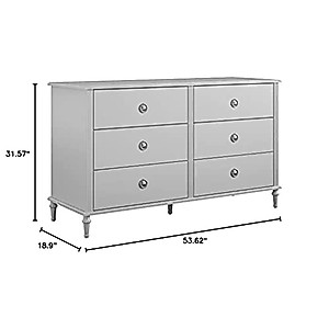 Little Seeds Rowan Valley Arden 6 Drawer Grey Kids’ Dresser