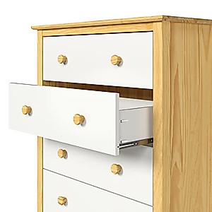ADEPTUS Wooden Dresser, Natural & White
