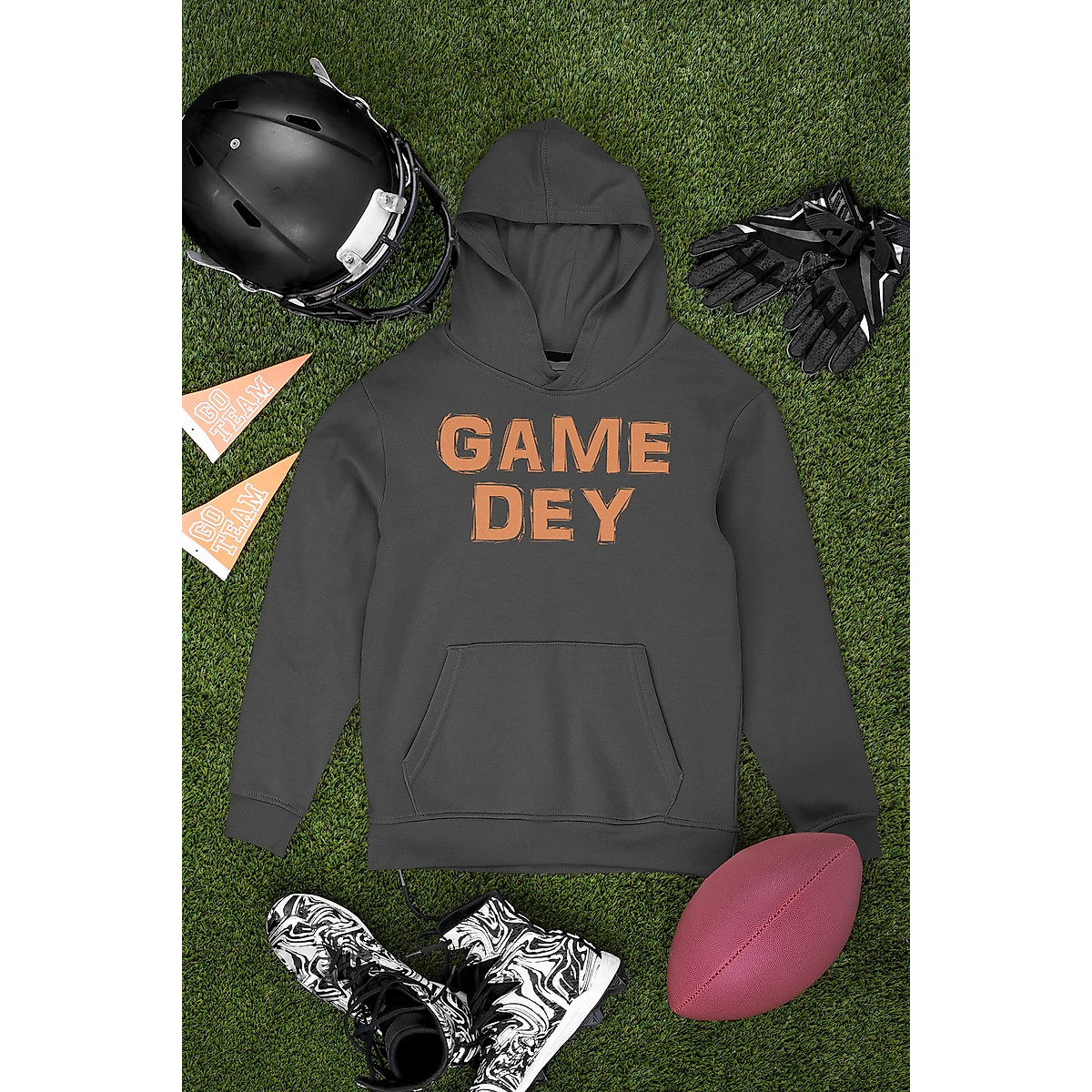 Expression Tees One-Piece Game Dey Cincinnati Football 6 months Black Romper