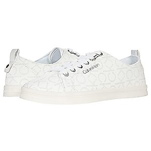 Calvin Klein Womens Michaela White/White 8 M