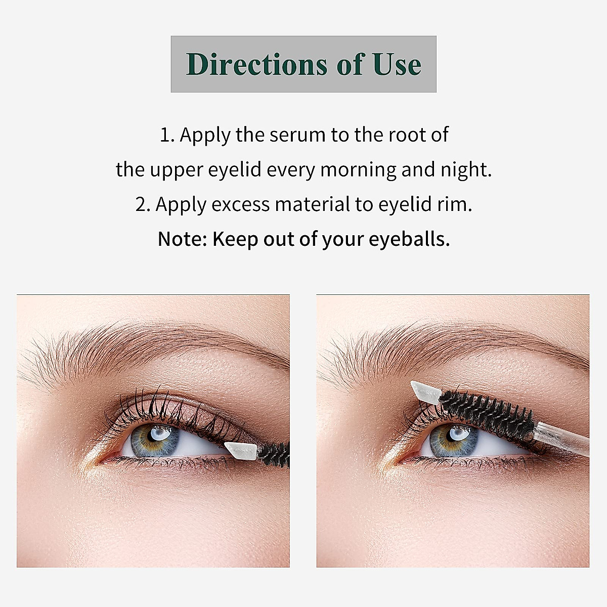 Eyelash Growth Serum, BREYLEE Lash Boost Serum, Eyelash Conditioner for Longer, Fuller, & Thicker Lashes, Gold (3ML/ 0.1 Fl. Oz),Fast Results in 30 days