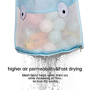 Tudikir Baby bath toy holder Bath Toy Organizer,bath toy storage for tub,Corner Hang Suspension Bath Toy Holder Large Capacity Multi Use Corner Shower,bath toy storage-Quick Drying