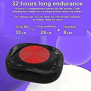 Horn-On-Ear 5.3 Sports Bluetooth Headset - Wireless Earphones Waterproof, Noise-Reducing Headphones, Talkable, Hall-Switch, Stereo Suitable for Sports/Games